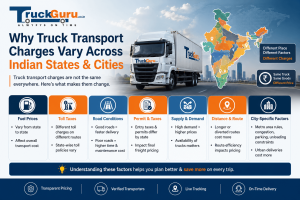 Why Truck Transport Charges Vary Across Indian States & Cities